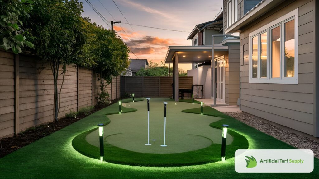 5 Golfer-Approved Small Backyard Putting Green Ideas - Artificial Turf ...